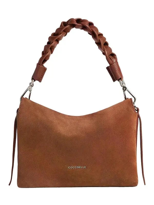 COCCINELLE Braided-handle Shoulder Bag - Brown
