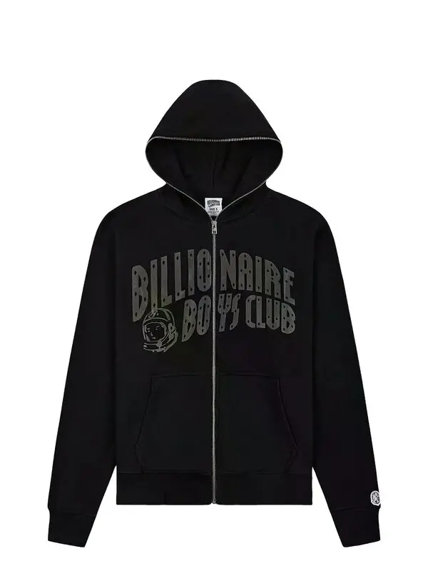 BILLIONAIRE BOYS CLUB Curve Zip-up Hoodie - Black