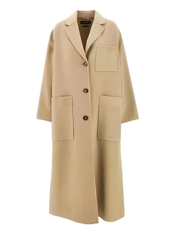 Max Mara Button-fastening Parka Coat - Neutrals