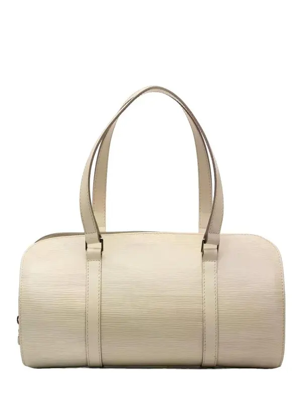 LOUIS VUITTON 2007 Epi Soufflot Handbag - White