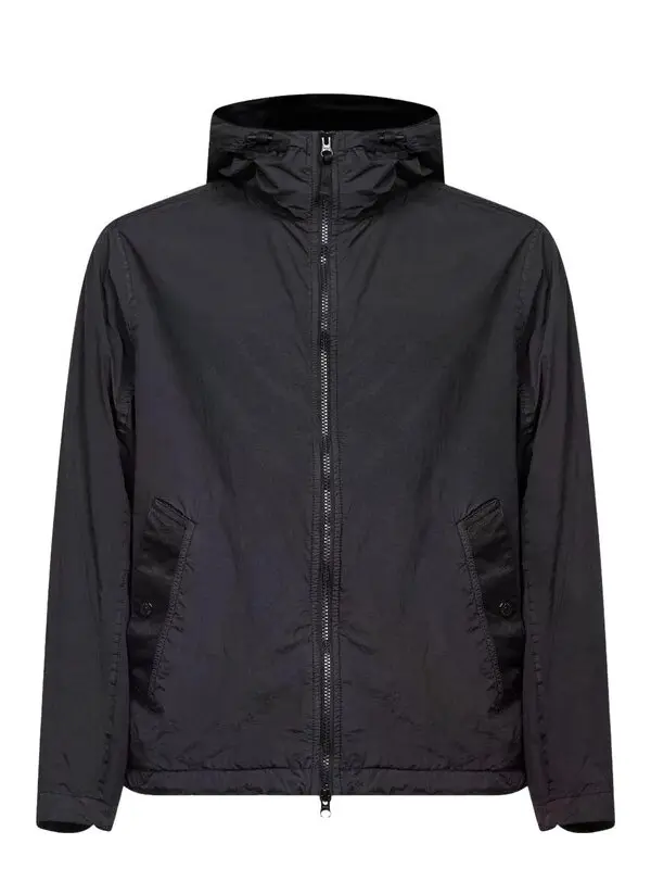 Stone Island Hooded Jacket - Black