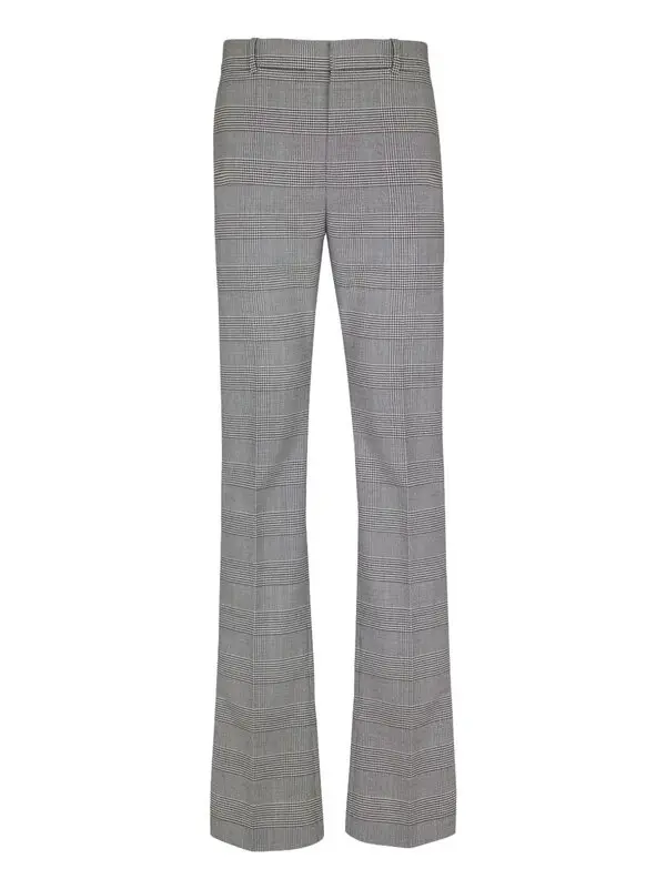 Balmain Prince-of-wales Trousers - Grey