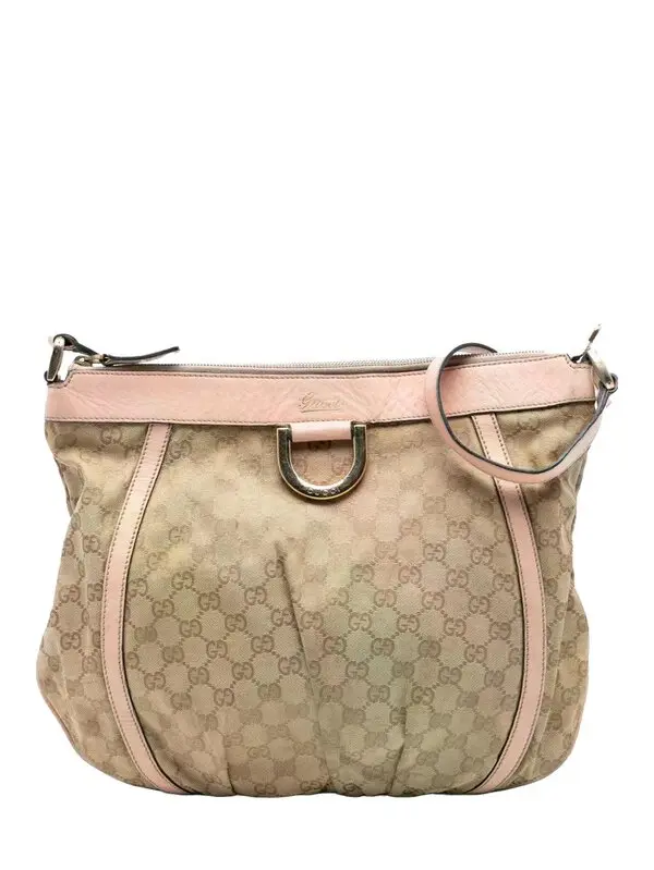 Gucci Gg Canvas Abbey D-ring Crossbody Bag - Pink