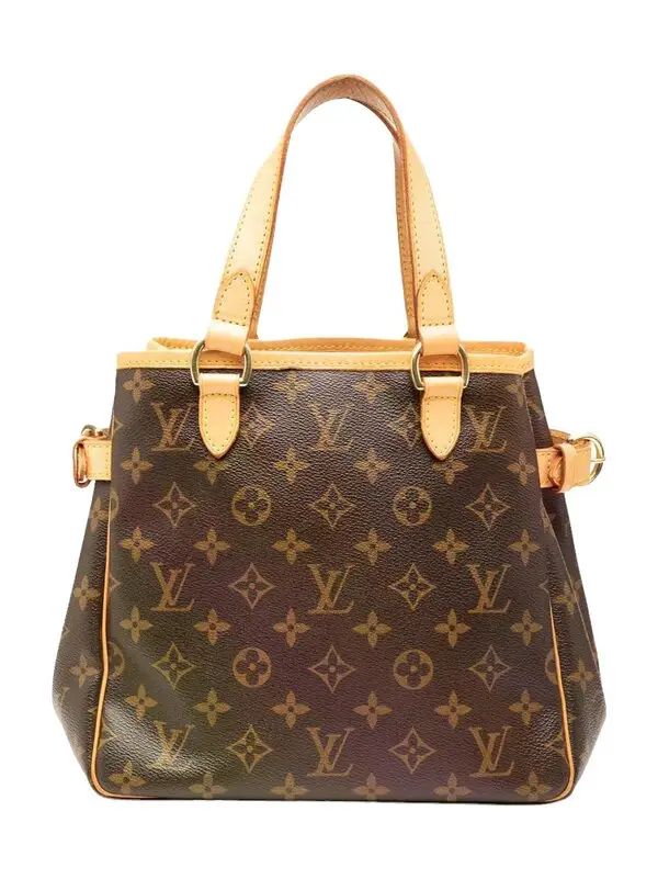 LOUIS VUITTON 2005 Monogram Batignolles Vertical Pm Handbag - Brown