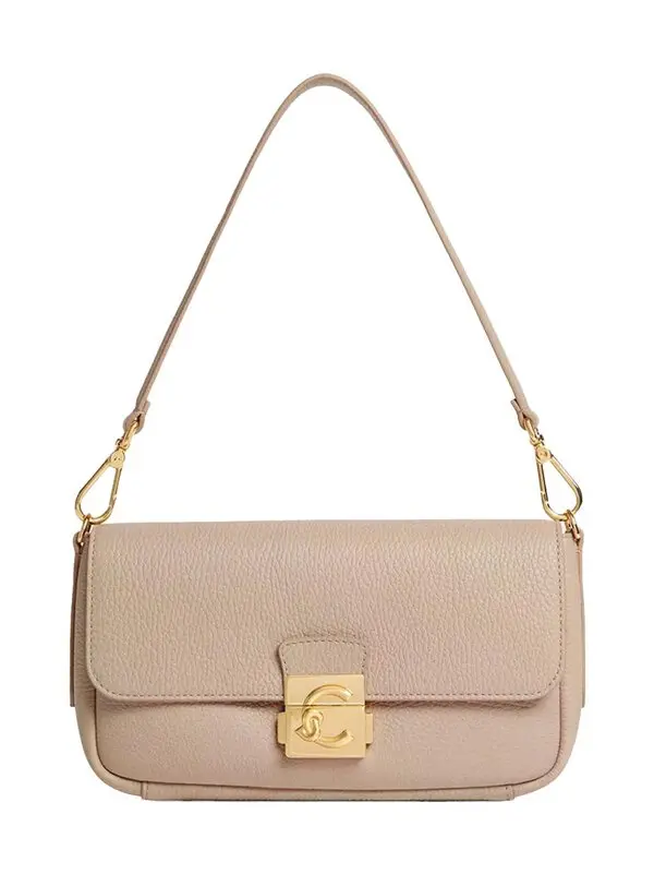 COCCINELLE C-me Lock Shoulder Bag - Neutrals