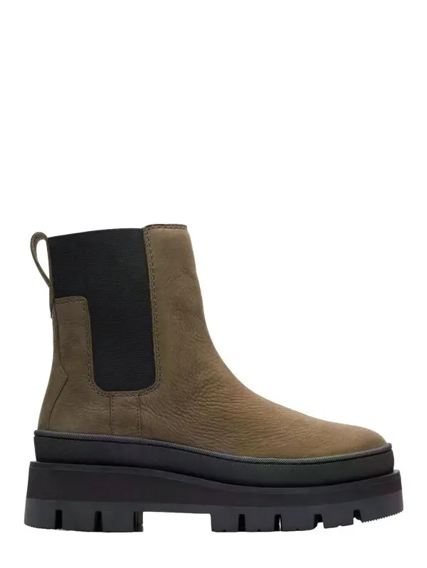 Clarks Orianna Round-toe Boots - Green