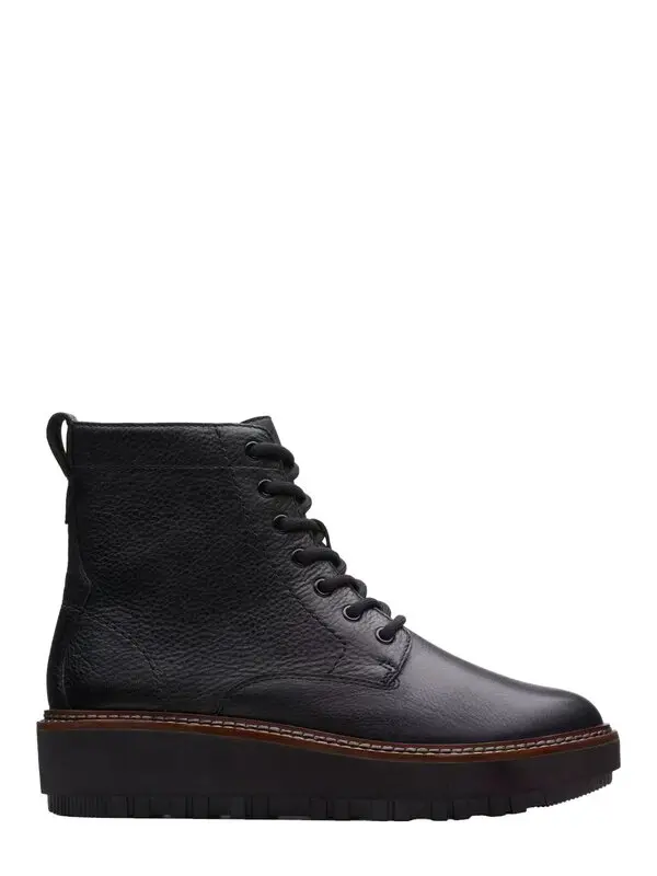 Clarks Orianna Lace-up Boots - Black