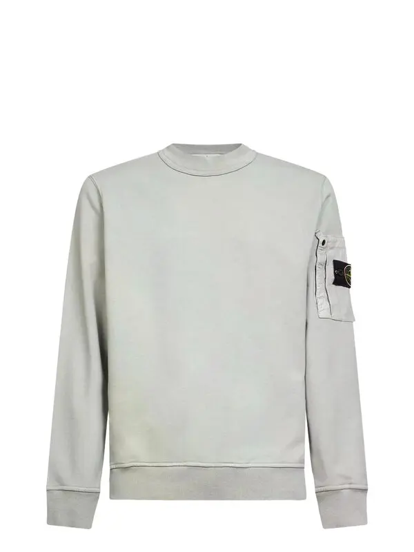 Stone Island Patch-pocket Sweatshirt - Green