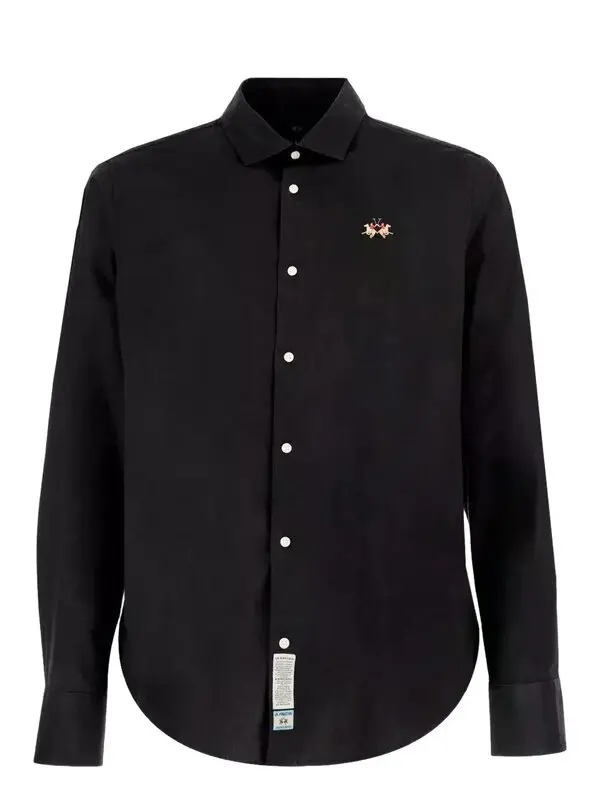 LA MARTINA Garrick Buttoned Shirt - Black