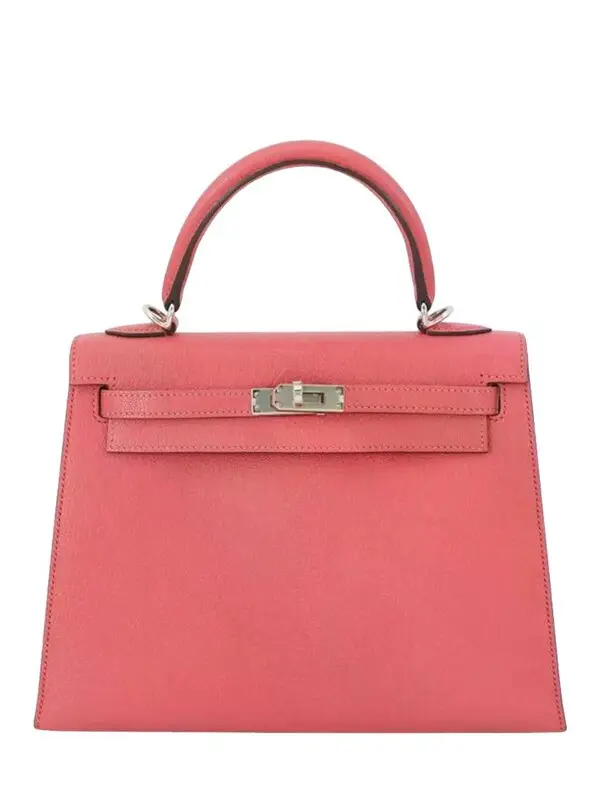 Hermès 2020 Chevre Mysore Kelly Ii Sellier 25 Satchel - Pink