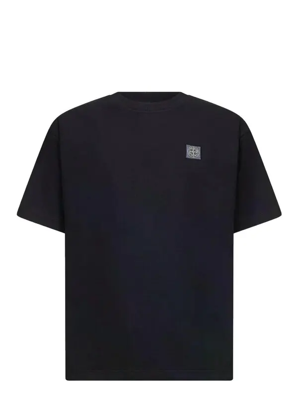 Stone Island Logo-patch T-shirt - Black
