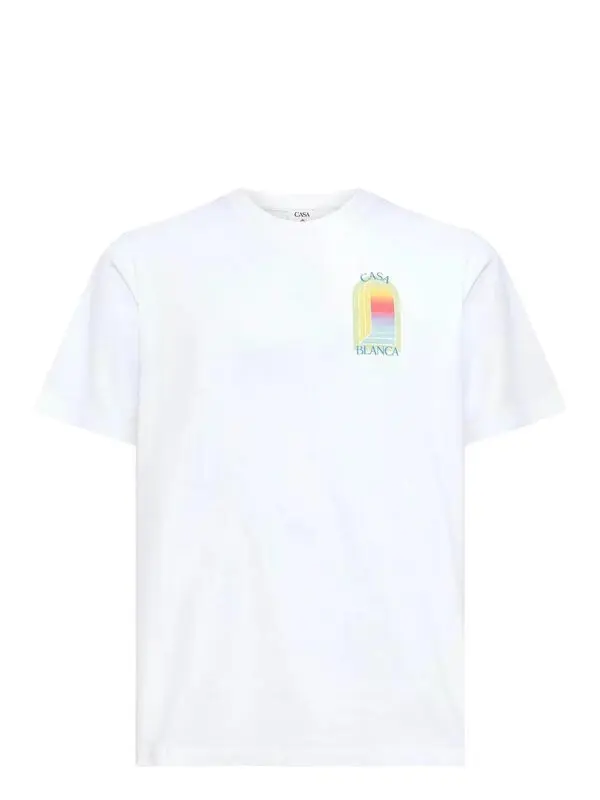 Casablanca L'arche Printed T-shirt - White