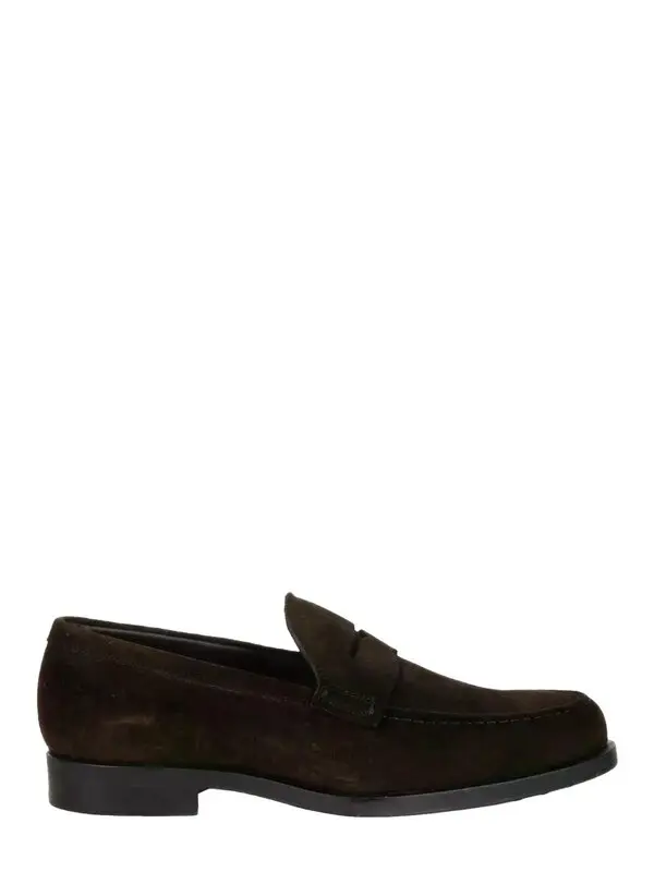 TRIVER FLIGHT Suede Loafers - Brown
