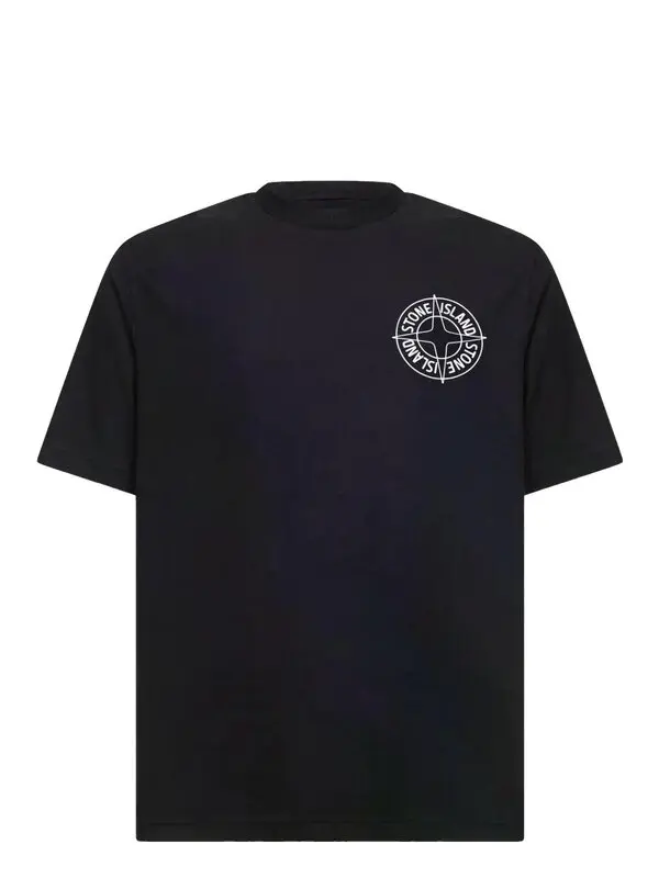 Stone Island Logo-print T-shirt - Black