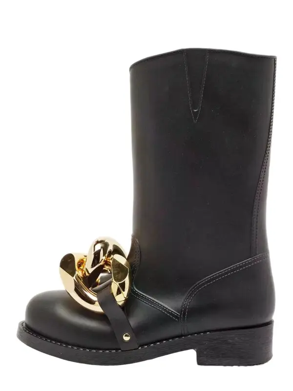 JW Anderson Chain-link Rubber Boots - Black