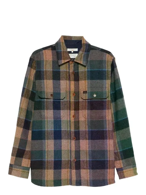 Nudie Jeans Robban Plaid Long-sleeve Shirt - Brown