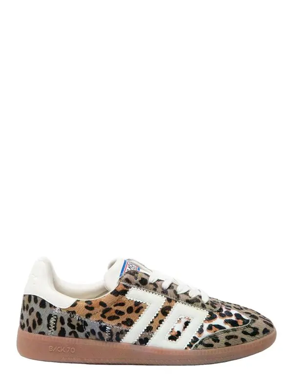BACK 70 Leopard-print Sneakers - Brown