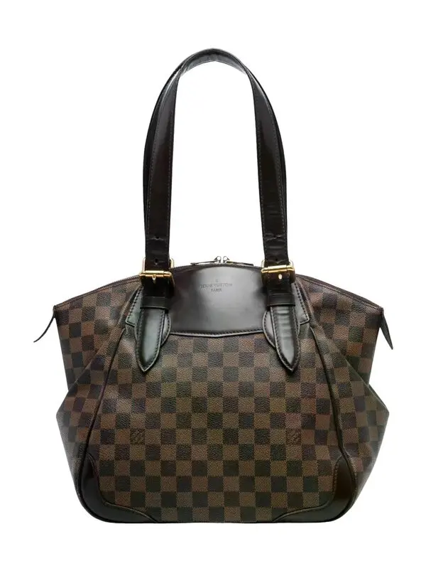 LOUIS VUITTON 2010 Damier Ebene Verona Mm Shoulder Bag - Brown