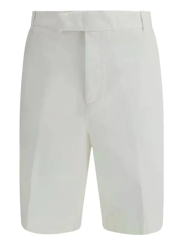 Thom Browne Tab Front Utility Chino Shorts - White