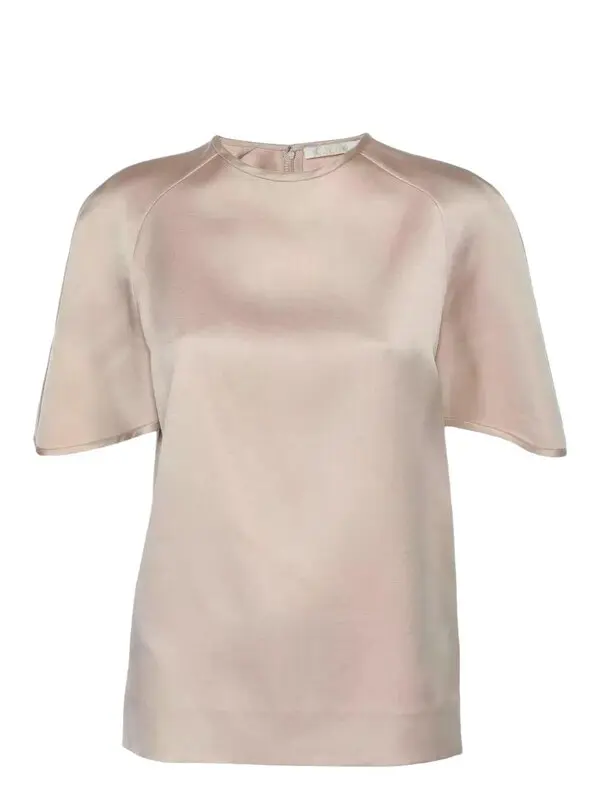 Chloé Satin Top - Neutrals