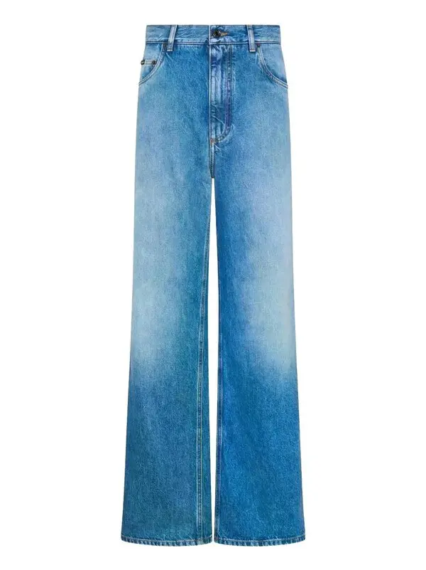 Dolce & Gabbana Belt-loops Jeans - Blue