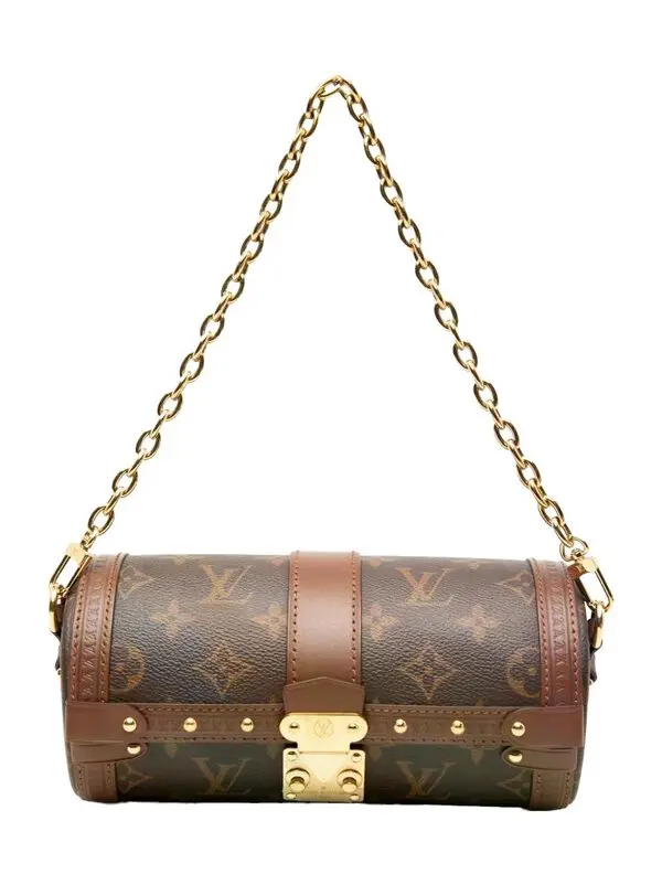 LOUIS VUITTON 2010-2025 Monogram Papillon Trunk Satchel - Brown