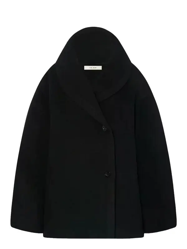 THE ROW Double-breasted Coat - Black