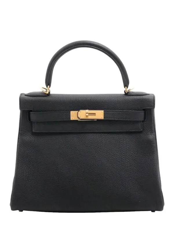 Hermès 2022 Kelly Ii Retourne 28 Satchel - Black