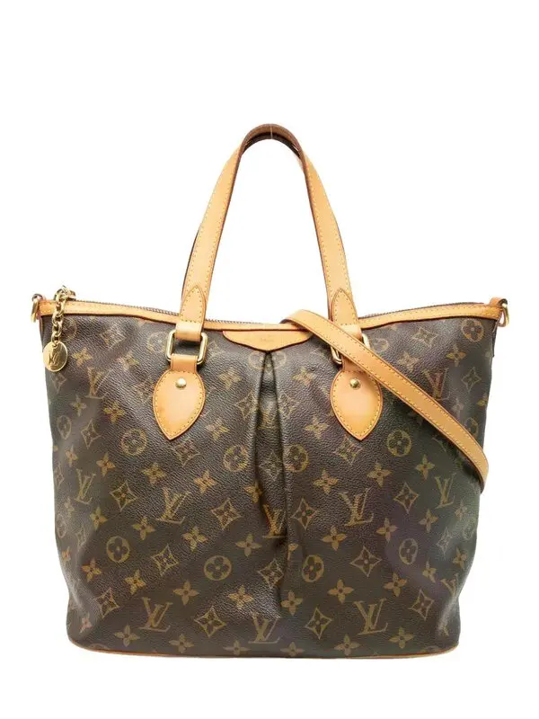 LOUIS VUITTON 2013 Monogram Palermo Pm Satchel - Brown