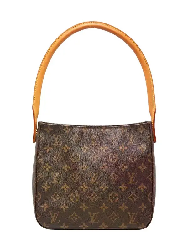 LOUIS VUITTON 2003 Monogram Looping Mm Shoulder Bag - Brown