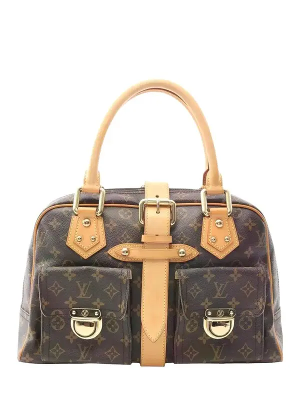 LOUIS VUITTON 2008 Monogram Manhattan Gm Handbag - Brown