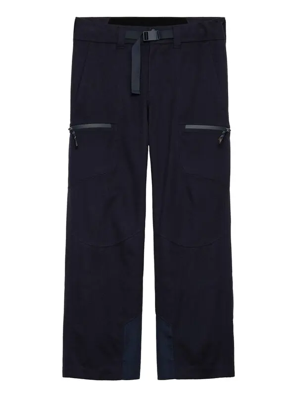 Prada Cashmere Technical Trousers - Blue