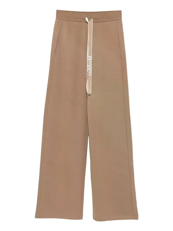 Max Mara Logo-drawstring Track Pants - Brown