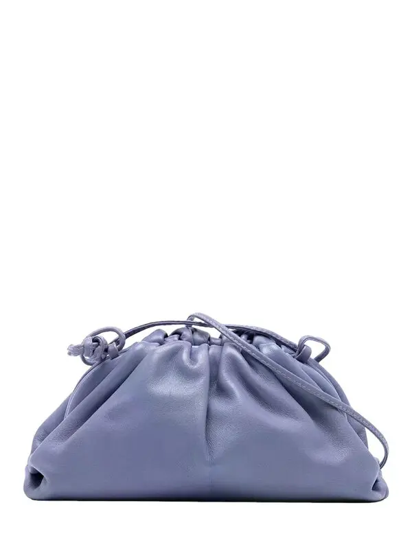 Bottega Veneta 2012-2025 Lambskin The Mini Pouch Crossbody Bag - Purple
