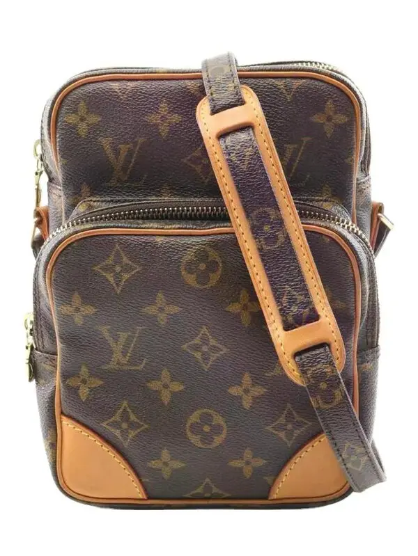 LOUIS VUITTON 2001 Monogram Amazon Shoulder Bag - Brown