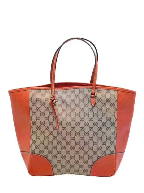 Gucci Gg Canvas Bree Tote Bag - Brown
