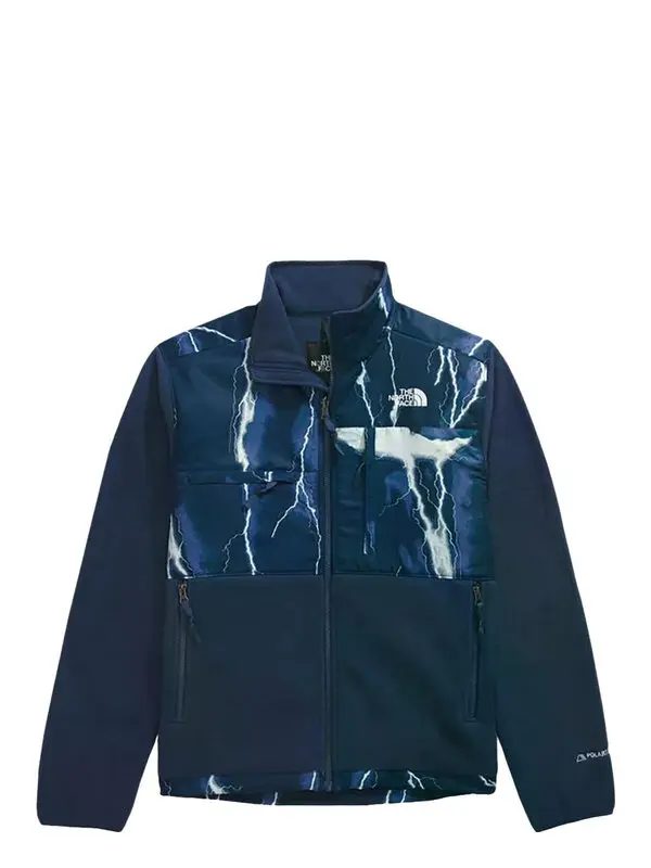 The North Face Denali Lightning-print Jacket - Blue