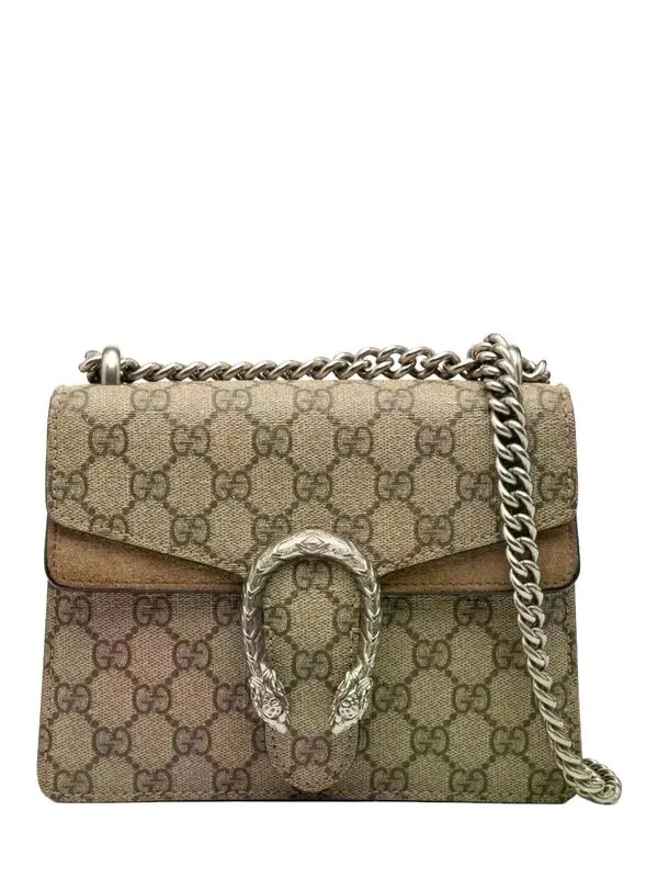 Gucci Gg Supreme Dionysus Crossbody Bag - Brown