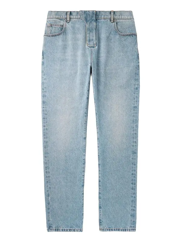 Balmain Straight-leg Jeans - Blue