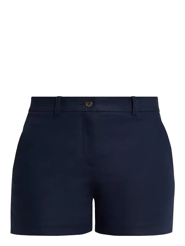 Michael Kors Samantha Stretch Cotton City Shorts - Midnight