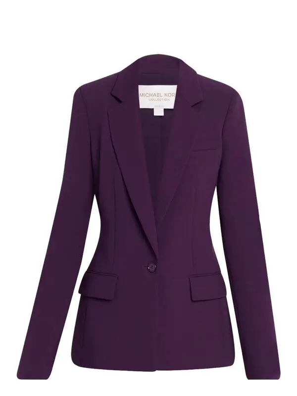 Michael Kors Tailored Single-button Blazer - Amethyst