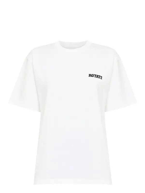 ROTATE BY BIRGER CHRISTENSEN Oversized Fit T-shirt - White