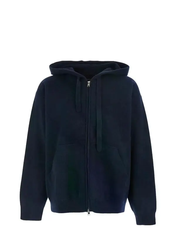 ROBERTO COLLINA Drawstring Hoodie - Blue