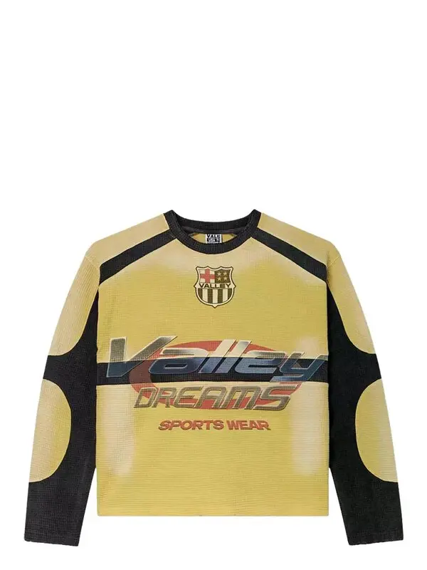 VALE FOREVER Motocroxxx Thermal T-shirt - Yellow