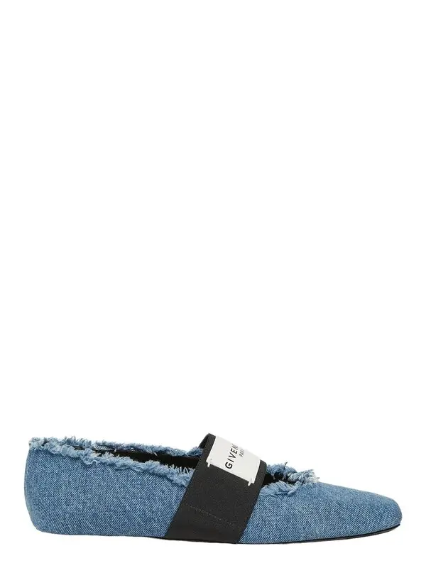 Givenchy Denim Ballerina Flats - 457 Denim