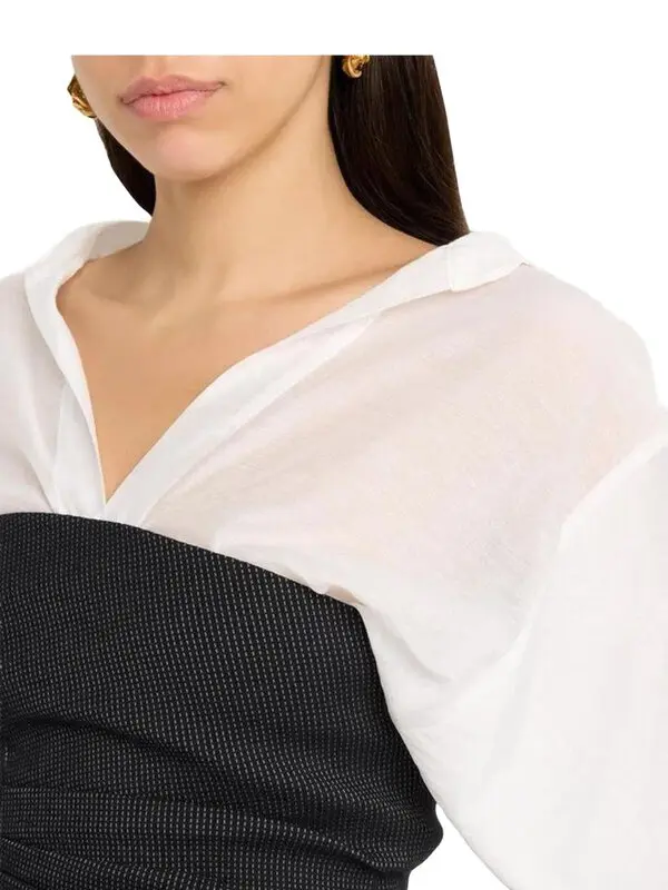 JBQ Ambria Pleated Wrap Top - Midnight