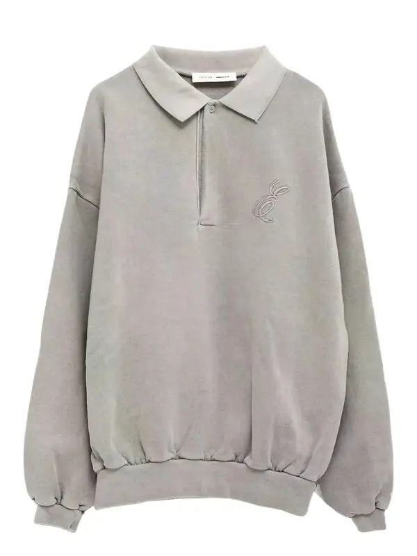 Fear Of God Embroidered Classic Polo Shirt - Grey