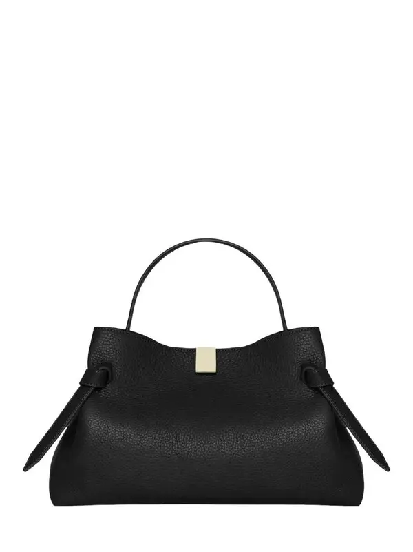Yuzefi Embossed Logo Gyoza Bag - Black