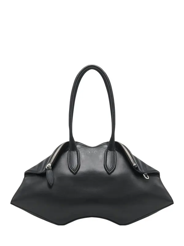 Alexander McQueen Leather Manta Top-handle Bag - Black