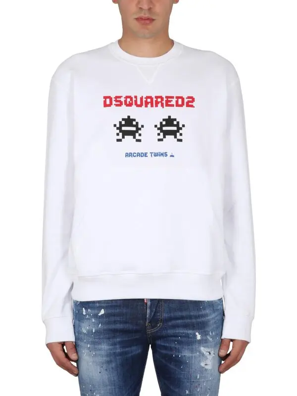 Dsquared2 Sweatshirt With Logo - White